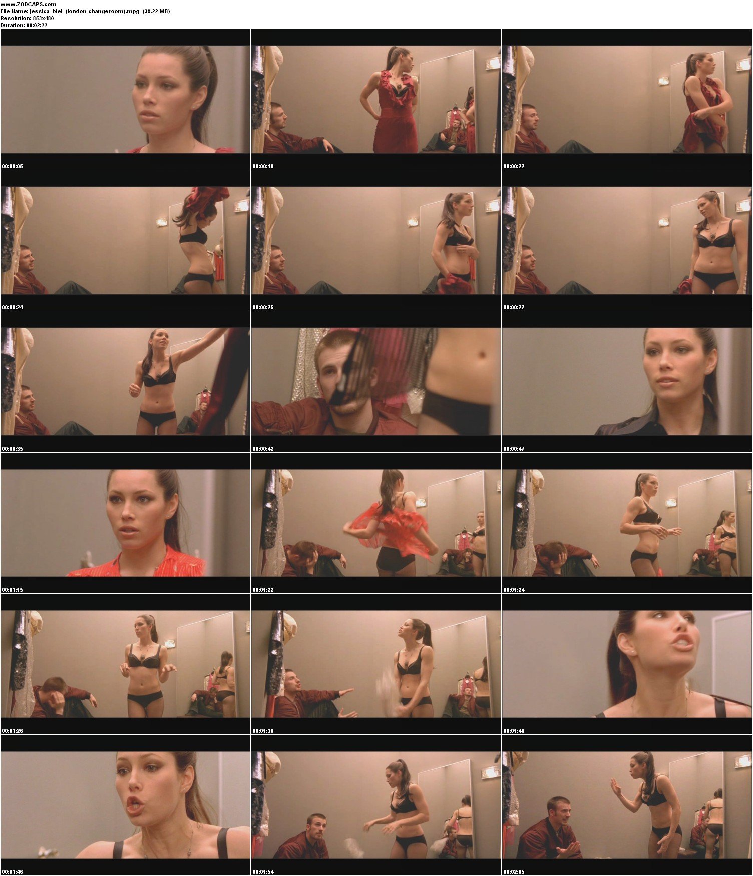 Jessica Biel Nue Dans London